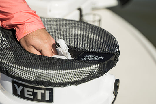 Original Boat Trash Can Bucket Topper, Black Mesh 5 Gallon Bucket Topp ...